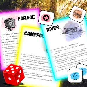 Roll to Survive | Nature Game | My Side of the Mountain | Novel Study ...