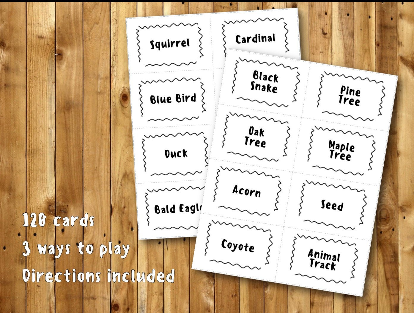 Nature Guessing Game | Who Am I Game | What Am I Game | Forest School ...