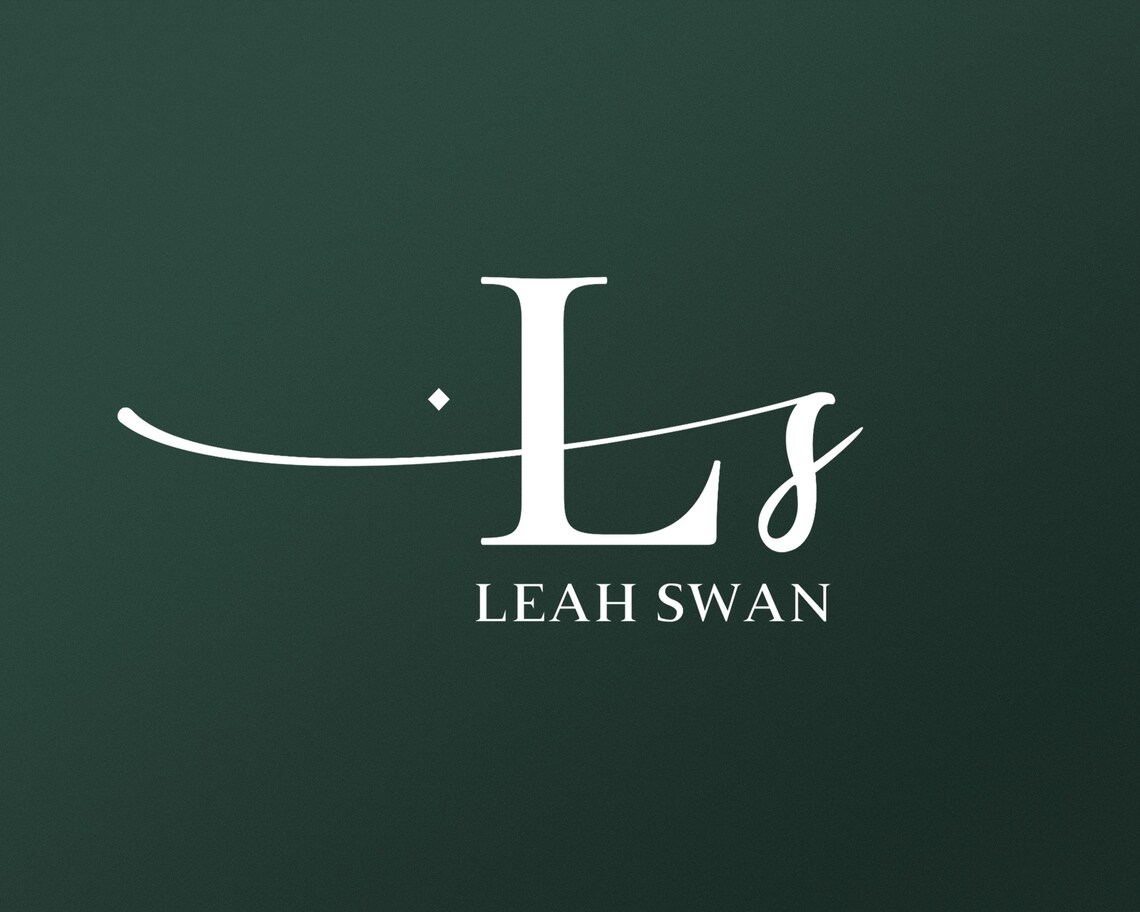 LEAH Influencer Blogger Business Logo Premade Diy Logo - Etsy