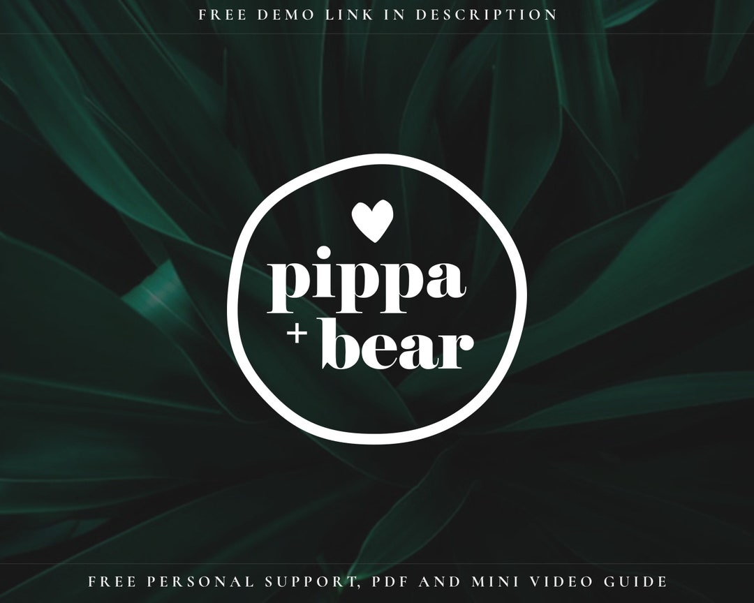 PIPPA | Children's Clothing Logo, Fashion Boutique Logo - Premade Logo ...