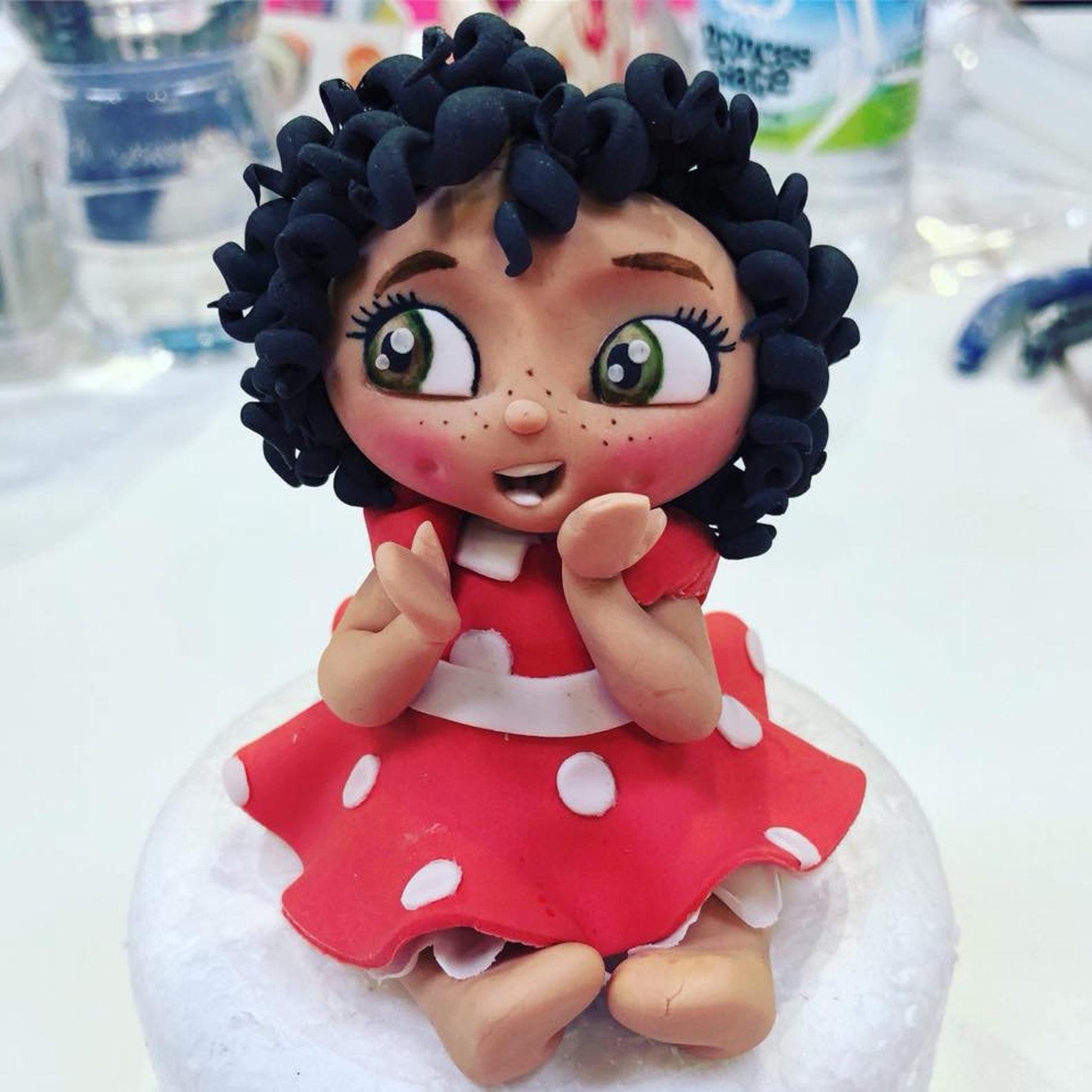 Cute Doll Cake Topper - Etsy