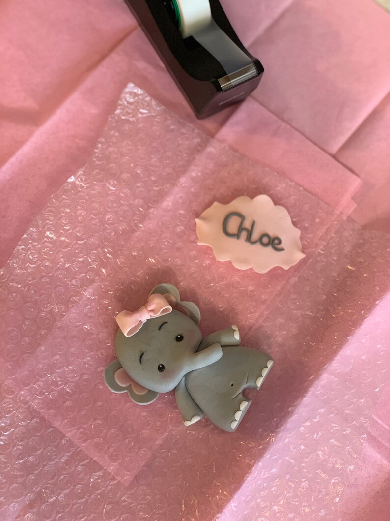 Elephant Cake Topper - Etsy