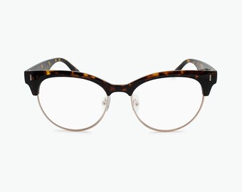 Half rim glasses | Etsy