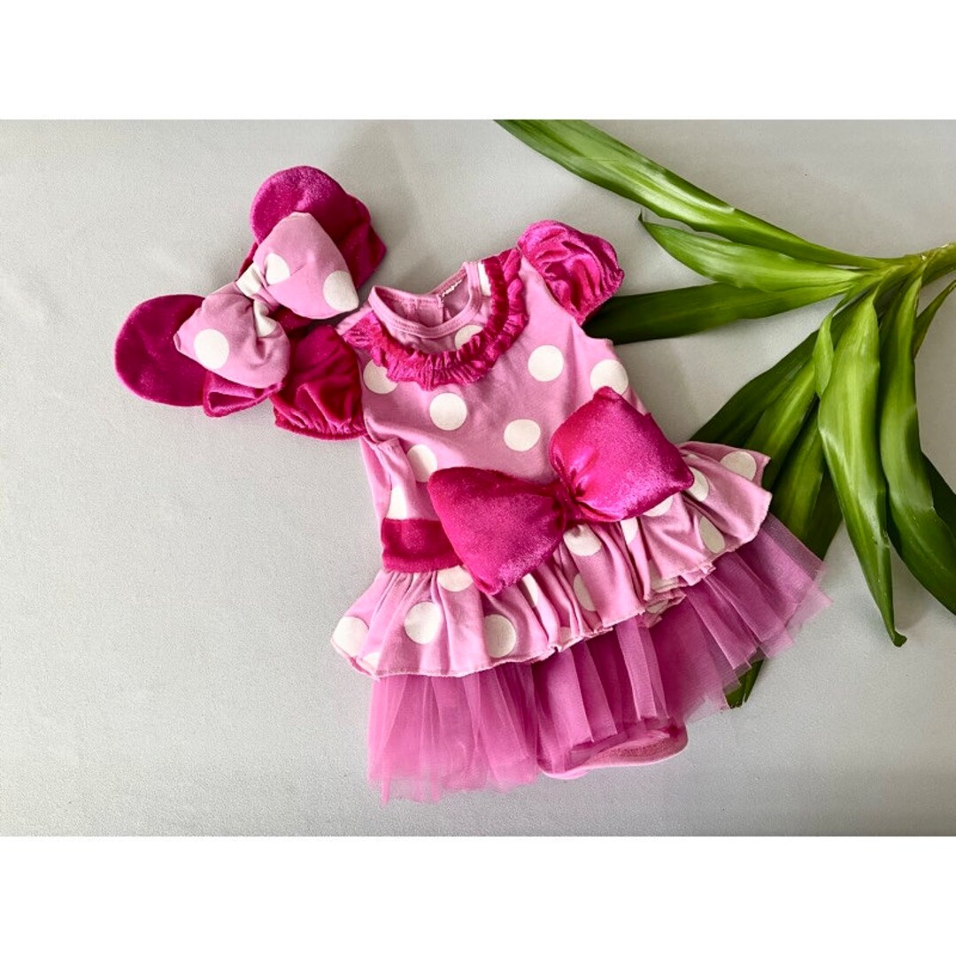 MINNIE MOUSE: Baby Dress With Matching Headband - Etsy