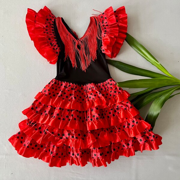 Ruffle Spanish Dress - Etsy