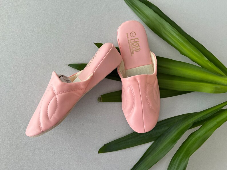 DEADSTOCK Pastel Granny Slippers Boudoir Slippers Slip Ons - Etsy