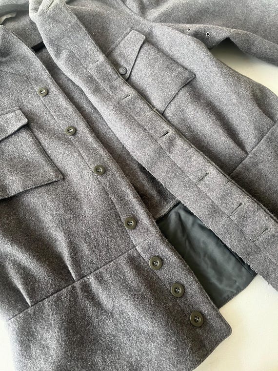 AUTHENTIC; Wool army jacket - Gem