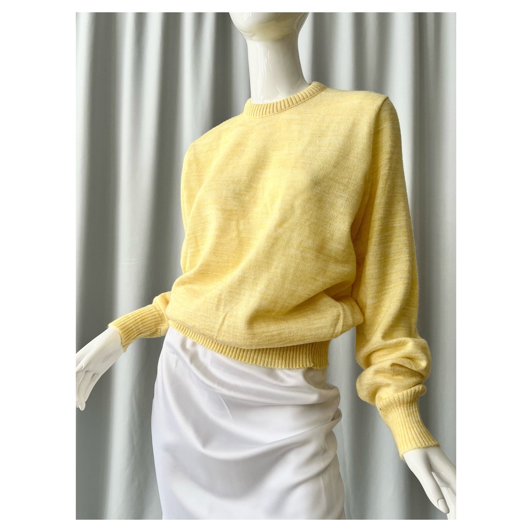 VINTAGE Sears 70s Acrylic Wool Crew Neck Sweater - Etsy