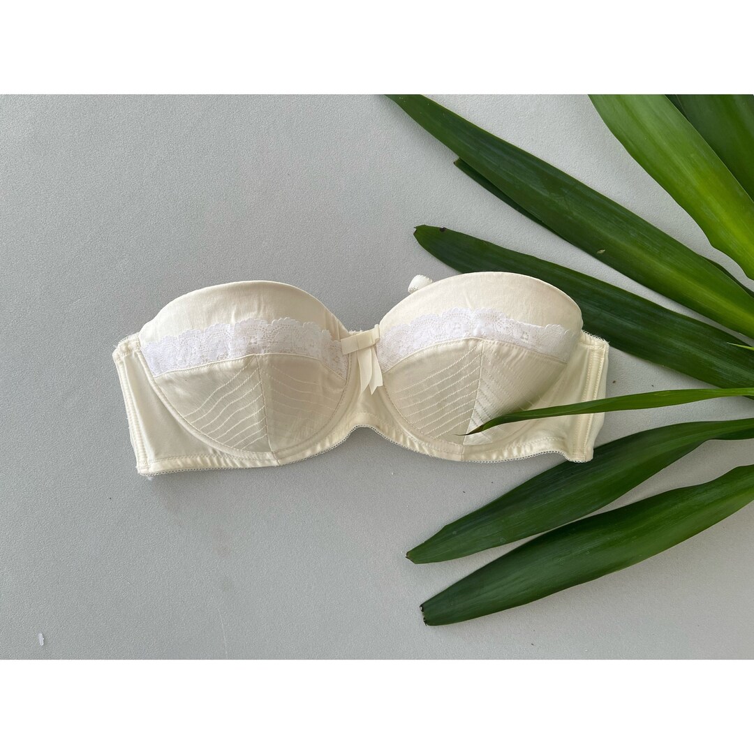 MYLA Corset Bra Sculpted Demi Cup Bra I. Ivory - Etsy