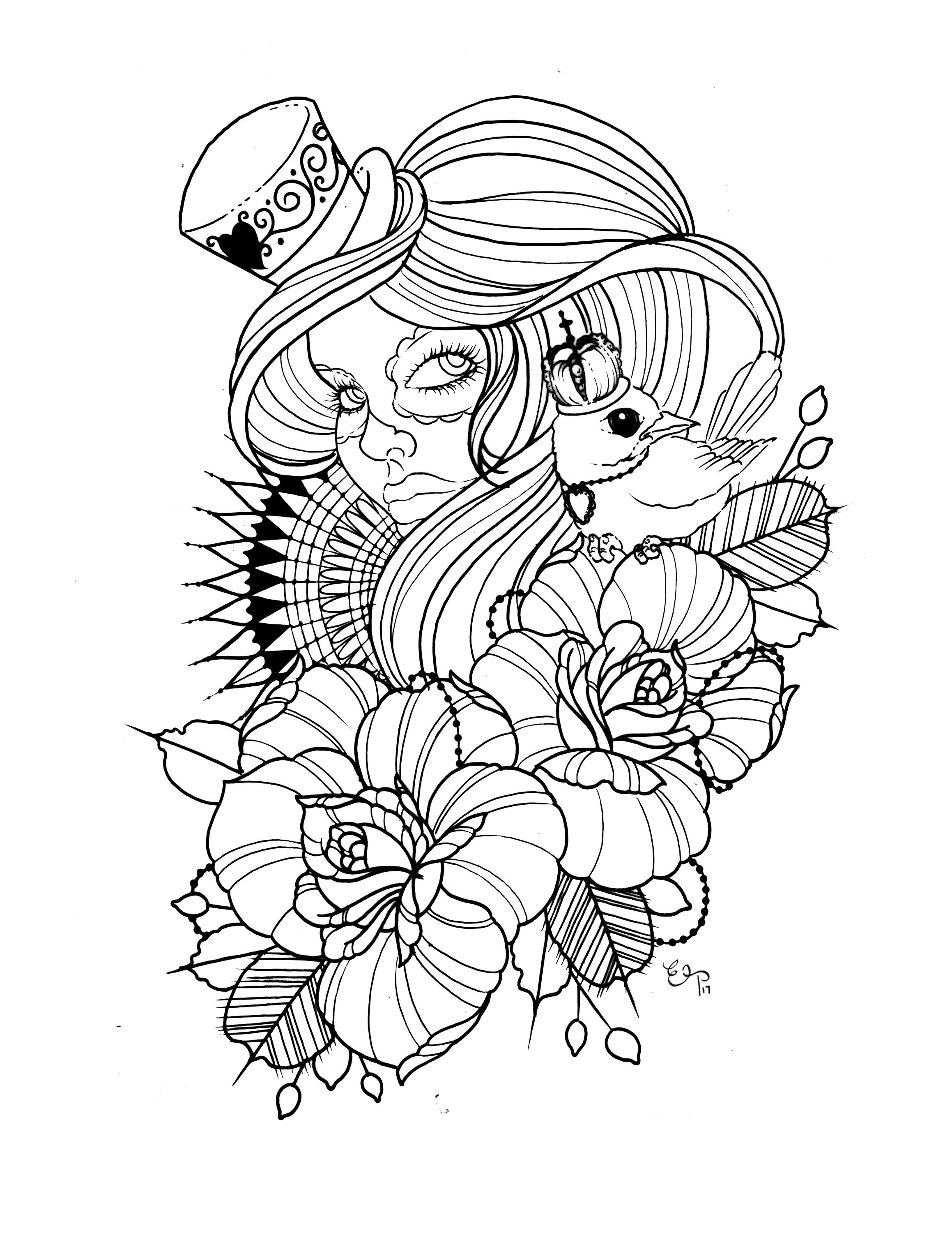 Downloadable Tattoo Designs of Girls - Etsy