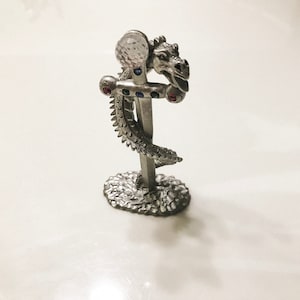 Set of 7 Vintage Pewter Fantasy Figurines - Etsy