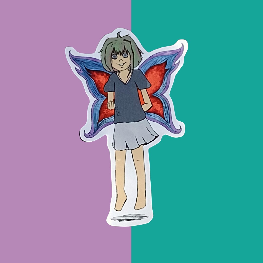 Cute Scary Fae Fantasy Creature Dark Cottage Core Fairy Sticker - Etsy