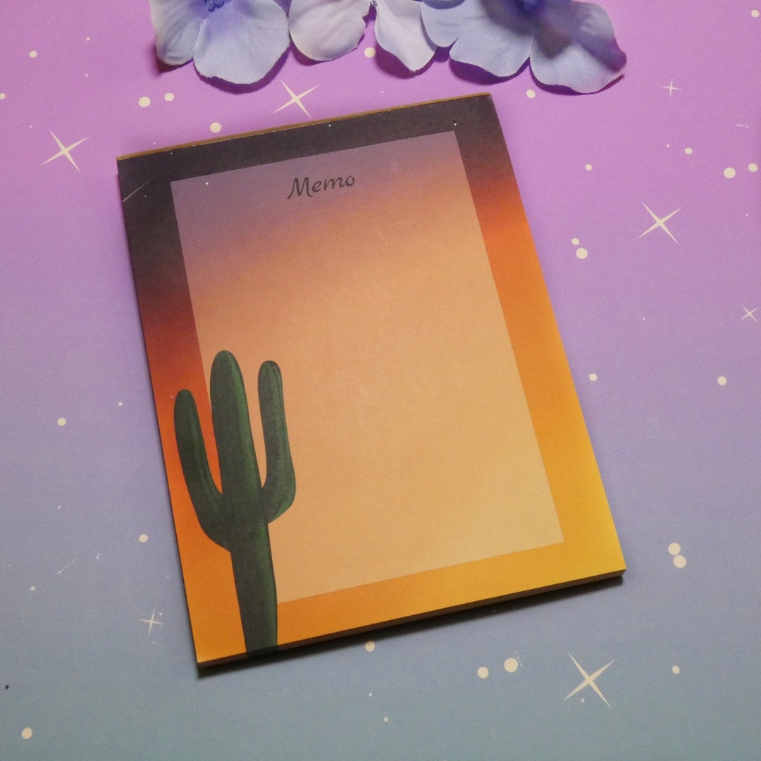 Desert Landscape Sky Notepad Native American Nature Stationery for Writing, Journaling, and ...