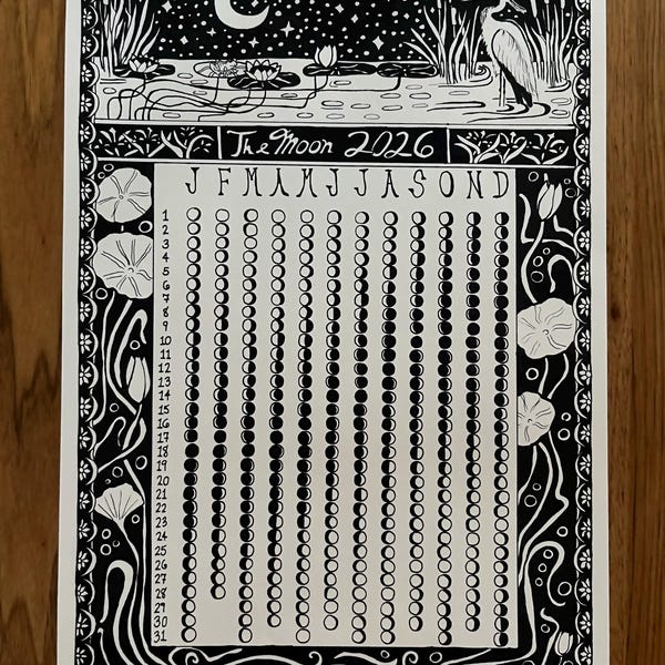 2026 Calendar Kid Drawing - Etsy