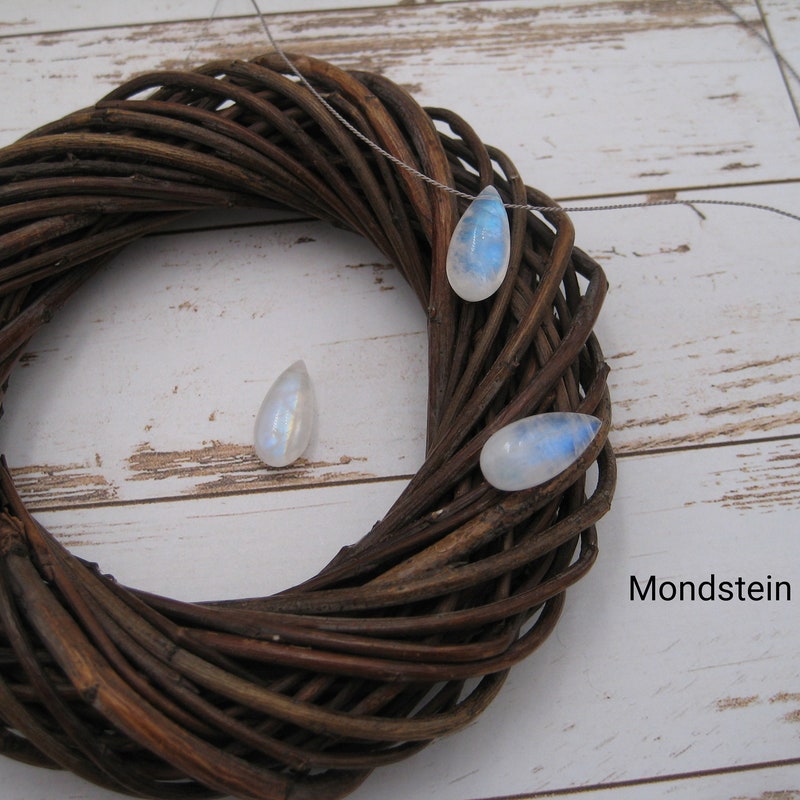 Moonstone Drops - Etsy