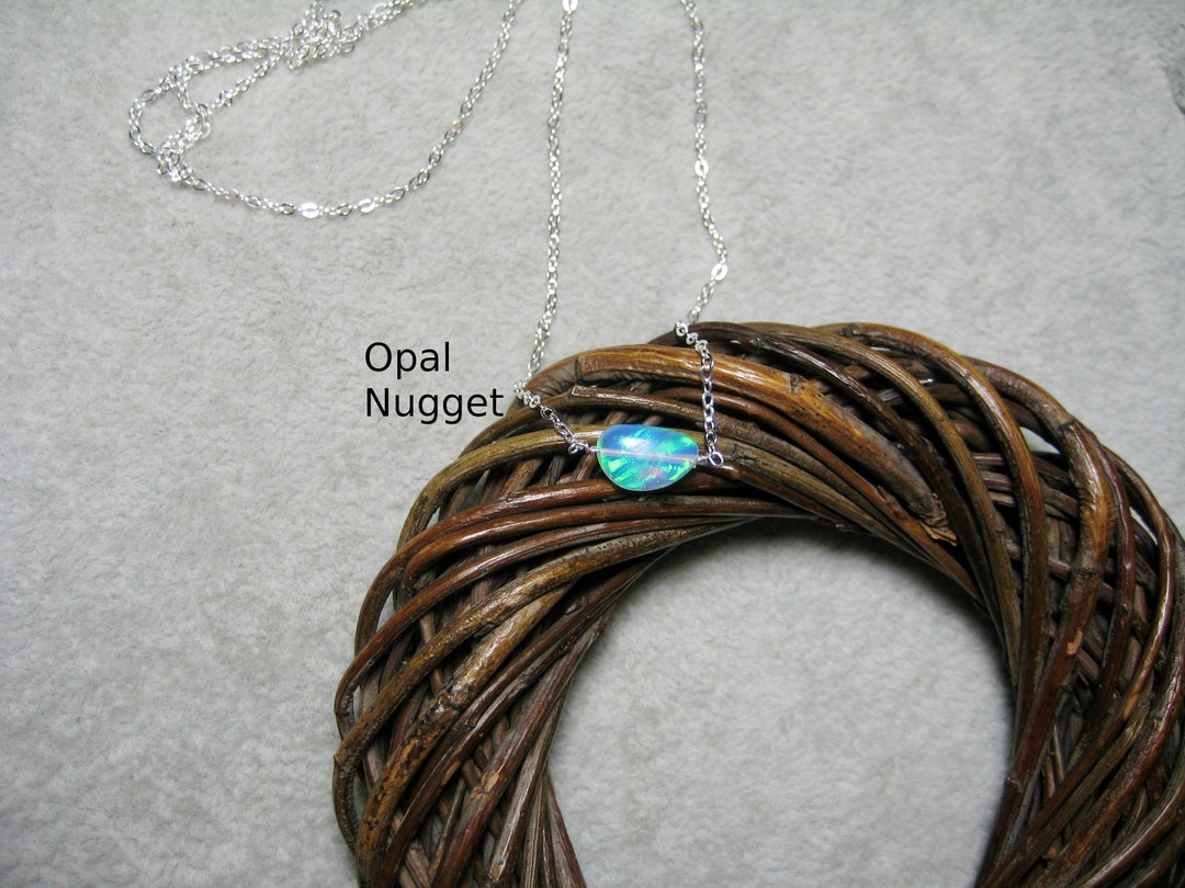 Opal Necklace, Opal Nugget, Imitation Opal, White Opal, Chinese Opal ...