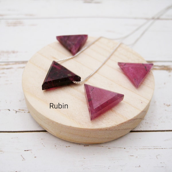Ruby Necklace - Etsy