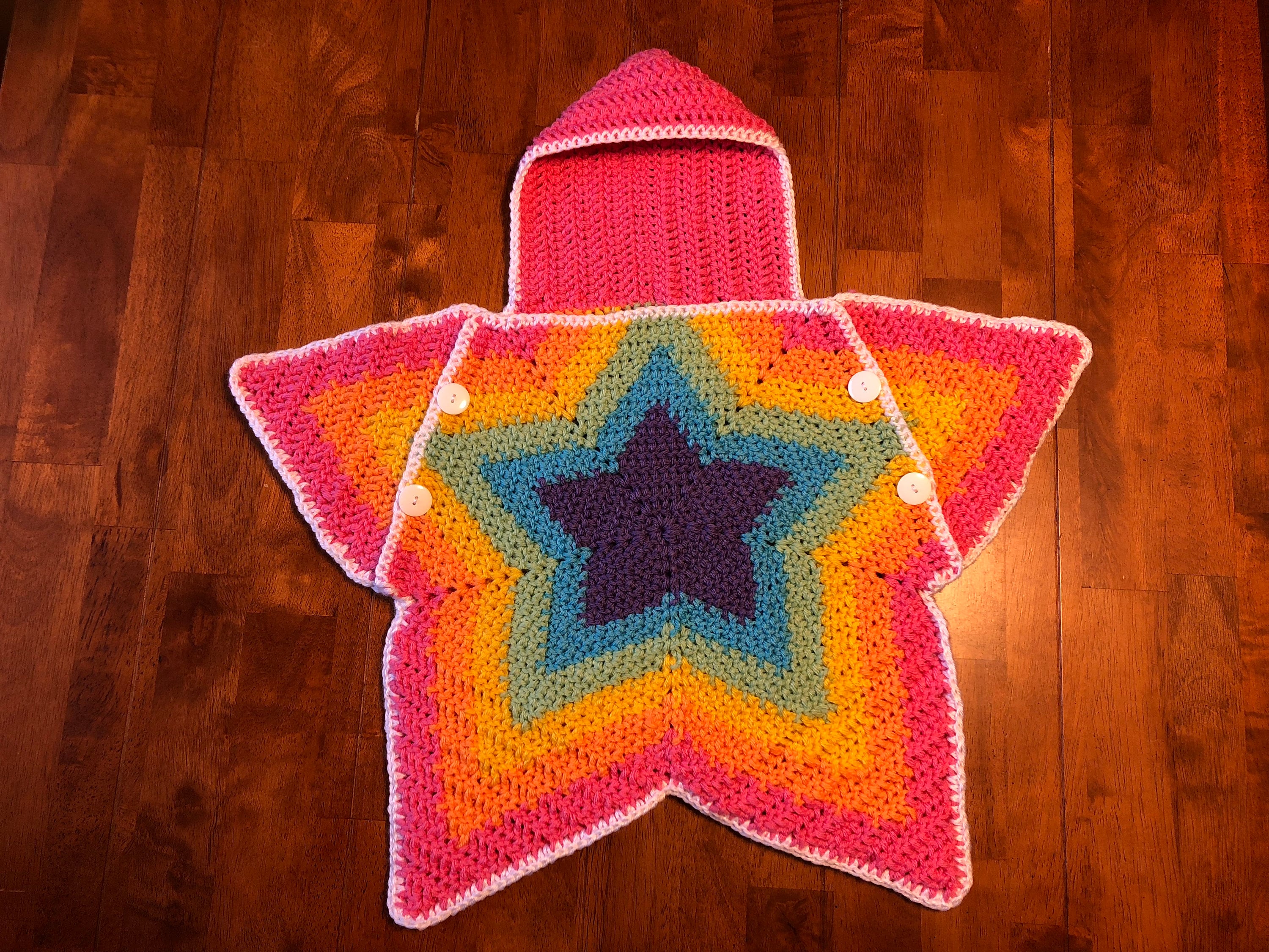 Rainbow Baby Star Blanket Wrap Purple Center - Etsy