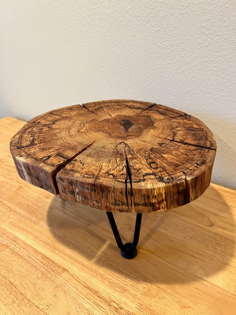 Spalted Maple Plant Stand, Cake Stand, Stool, Round - Etsy
