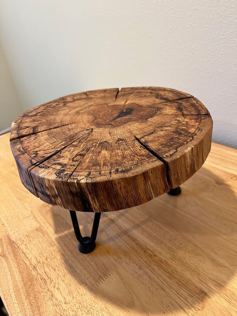 Spalted Maple Plant Stand, Cake Stand, Stool, Round - Etsy