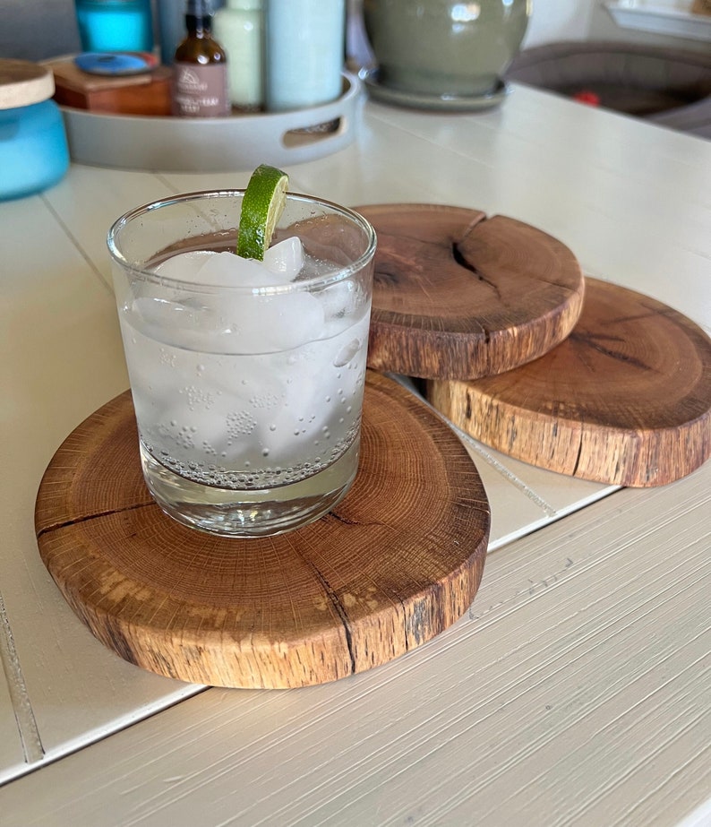 Valley Oak Large Round Coasters - Etsy