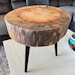 Live Edge Pine Table, Stool, Stand - Etsy