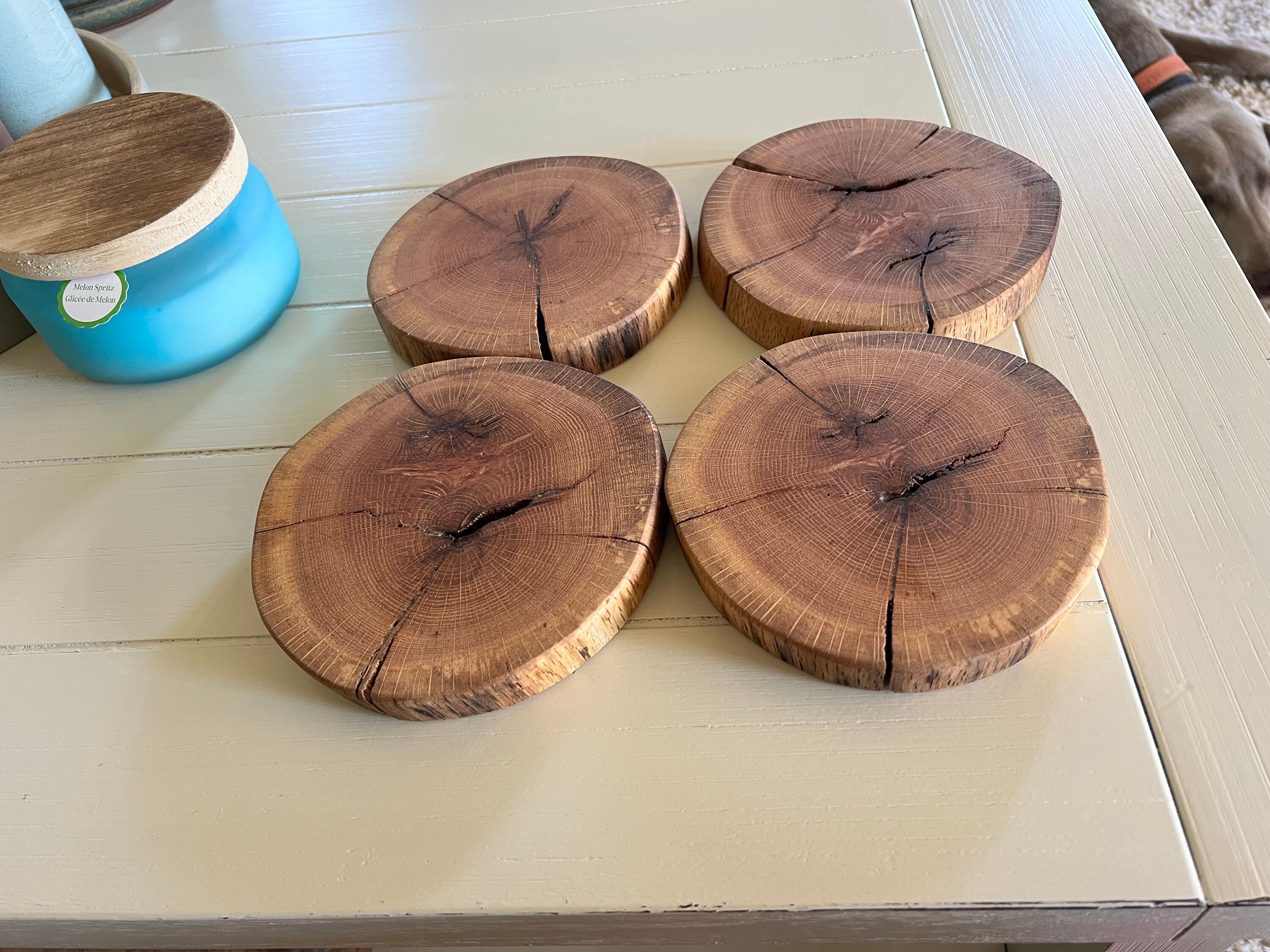 Valley Oak Large Round Coasters - Etsy