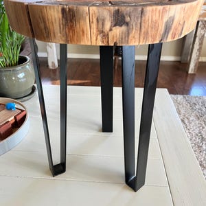 Live Edge Pine Table, Stool, Stand - Etsy