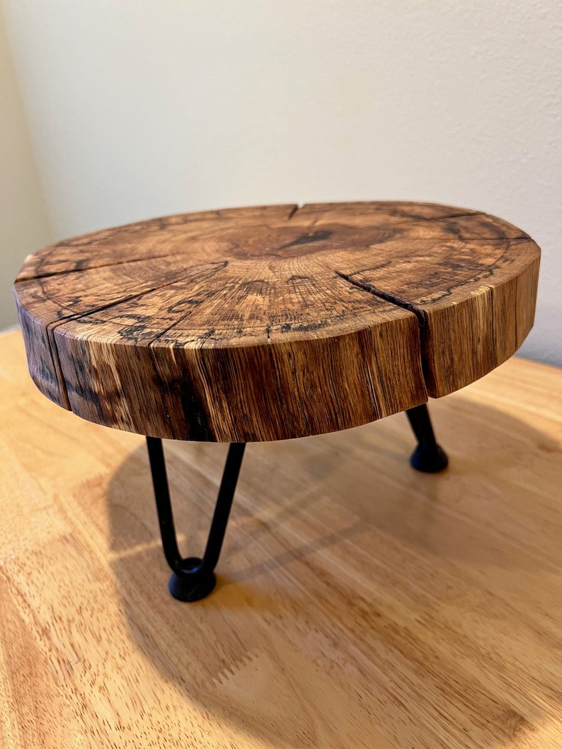 Spalted Maple Plant Stand, Cake Stand, Stool, Round - Etsy