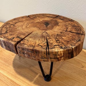 Spalted Maple Plant Stand, Cake Stand, Stool, Round - Etsy