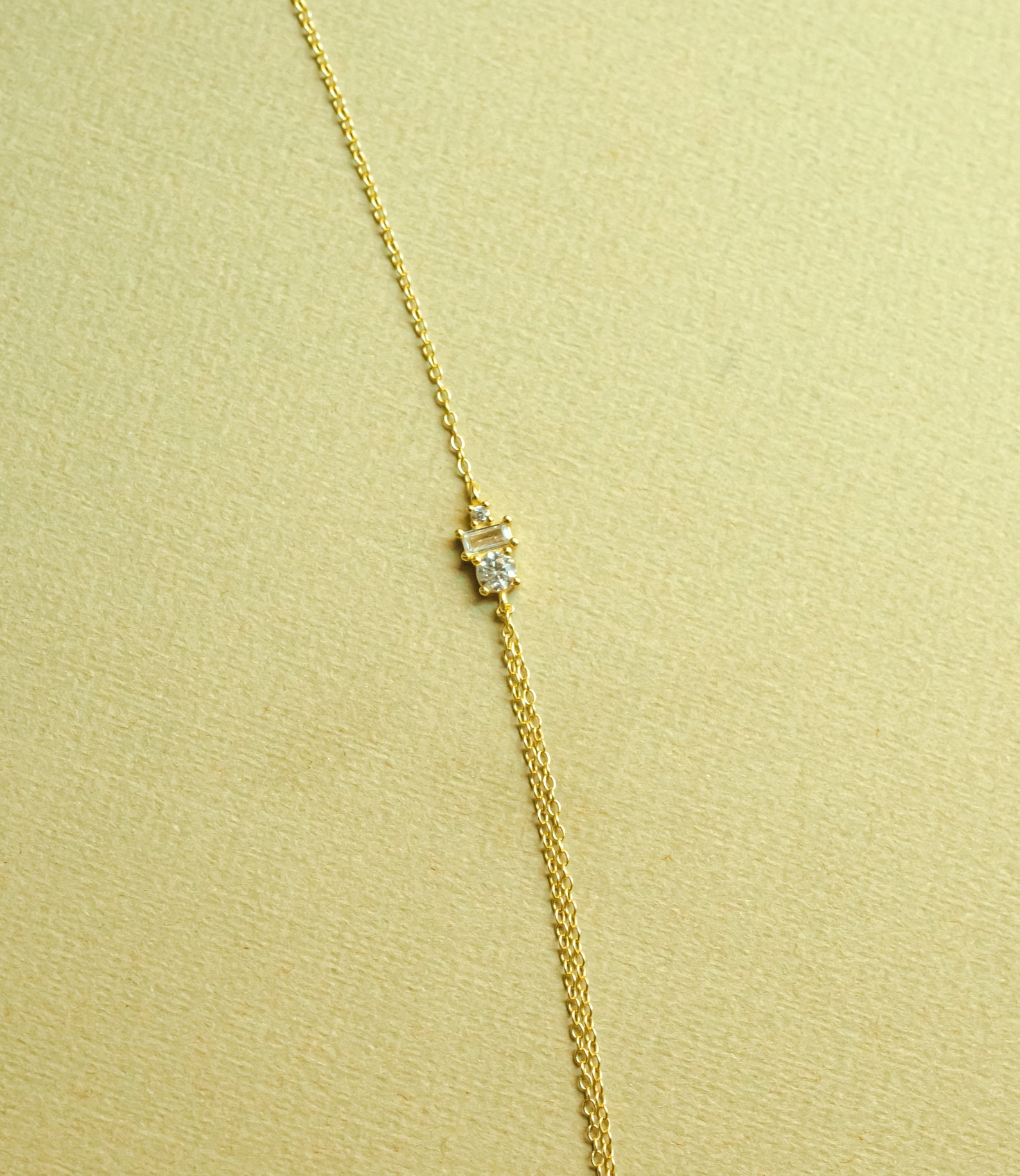 Josephine Double Gold Chain Necklace - Etsy