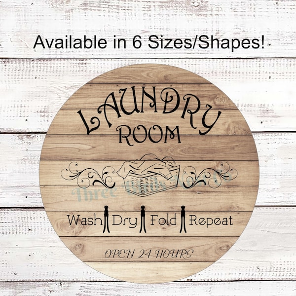 Laundry Room Door Sign - Etsy