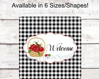 Cherry Welcome Sign | Etsy