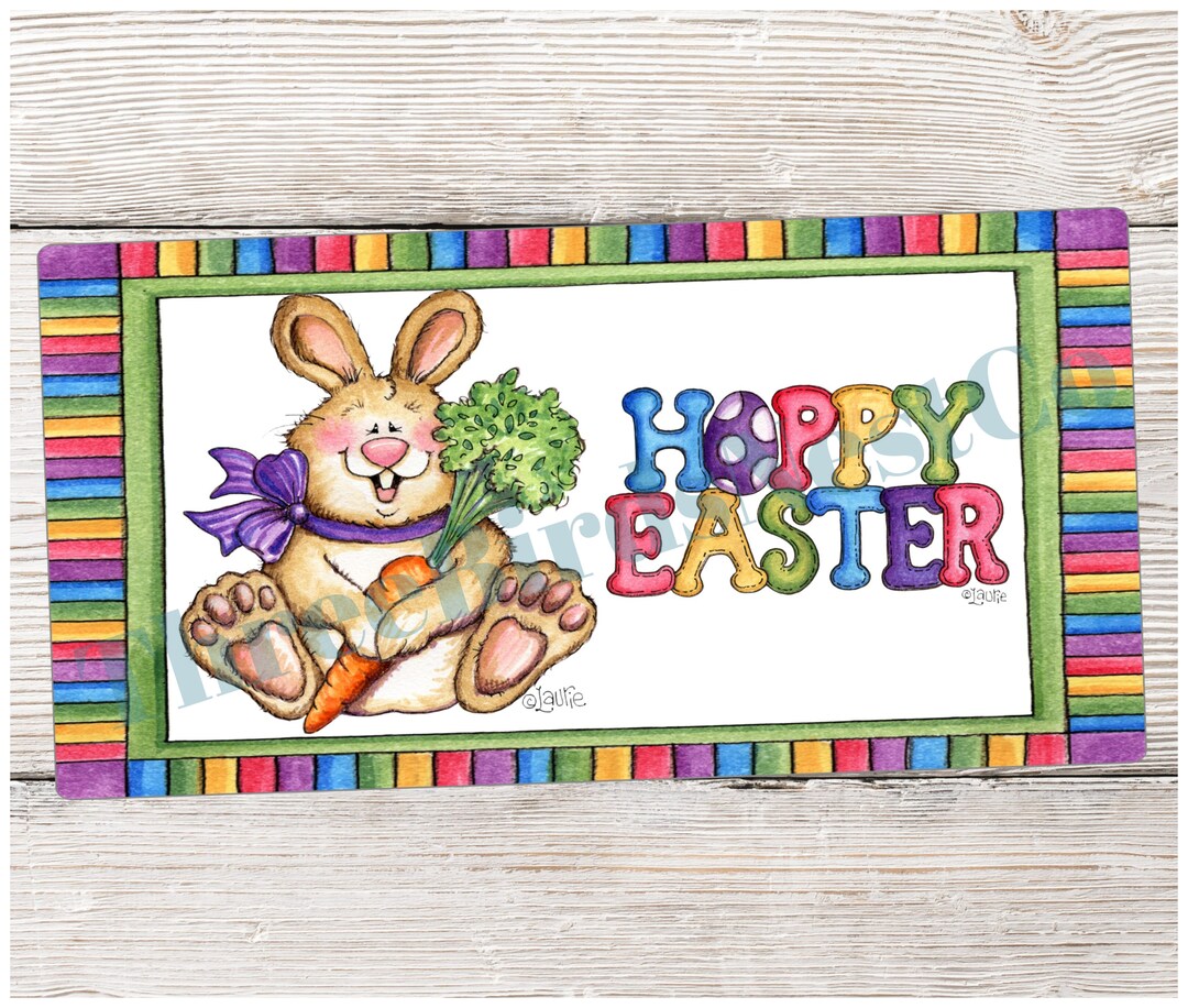 Happy Easter Sign Easter Wreath Signs Easter Sign Floral Wreath Signs ...