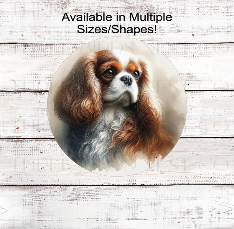 Cavalier King Charles Spaniel Everyday Wreath Sign- PA2360 - Etsy