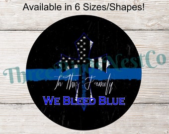 We Back the Blue Sign - Etsy