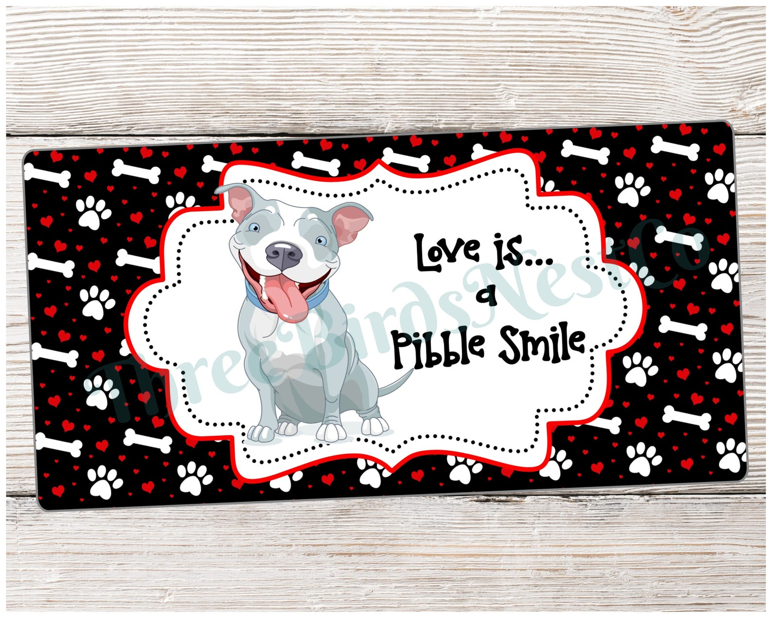 Dog Wreath Signs Pit Bull Sign Pibble Pitbull Sign - Etsy