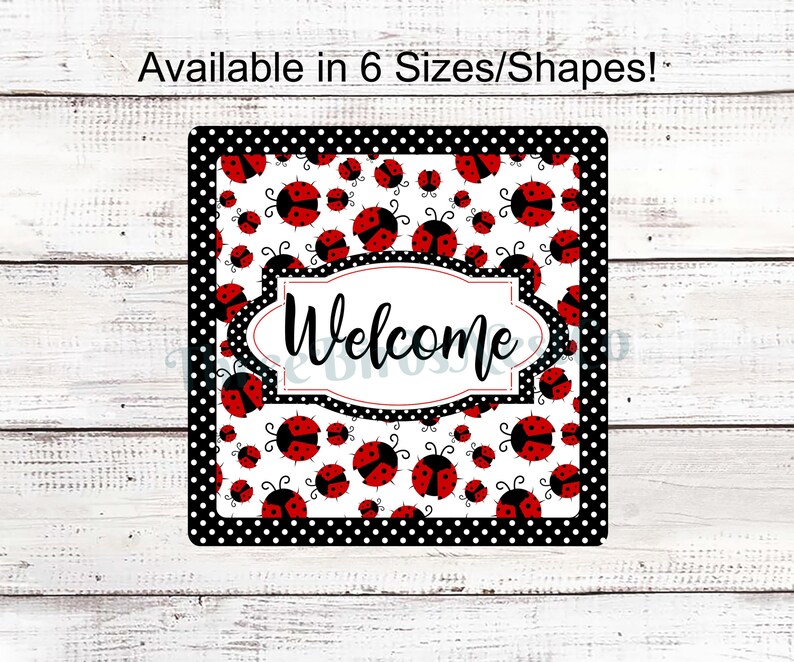 Ladybug Sign Ladybug Welcome Sign Wreath Sign Ladybug - Etsy Ladybug Sign Ladybug Welcome Sign Wreath Sign Ladybug - Etsy