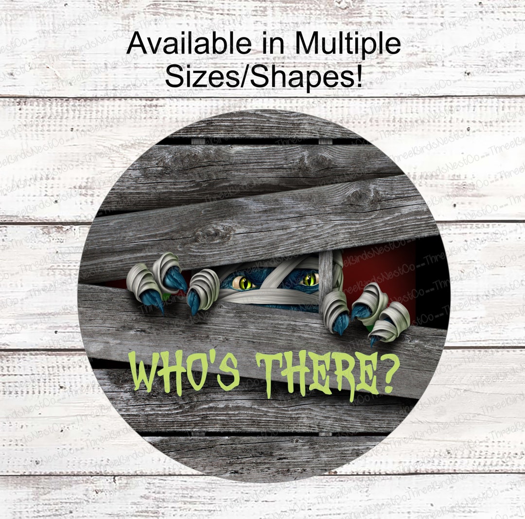 Halloween Signs Halloween Mummies Halloween Wreath Signs Mummy Sign ...