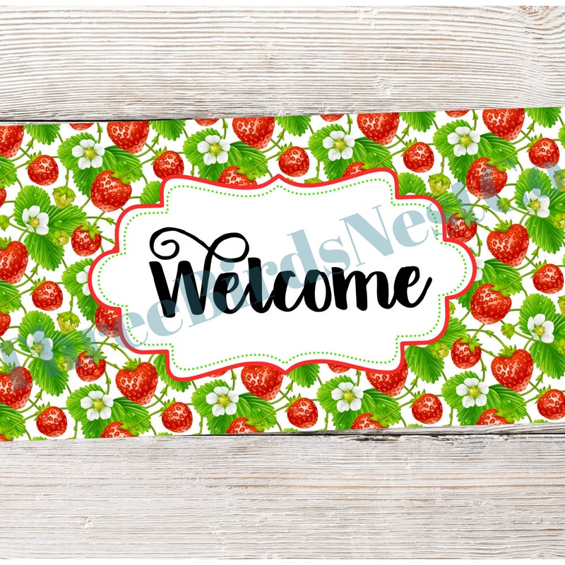 Strawberry Signs - Etsy