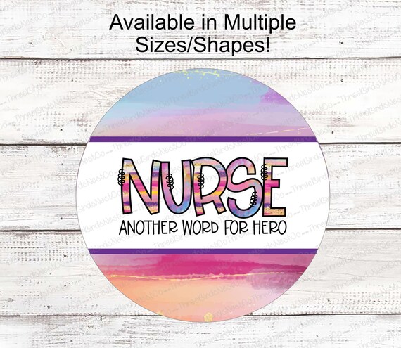 Nurse Hero Sign Hero Nurse Sign Im a Nurse What's Your | Etsy