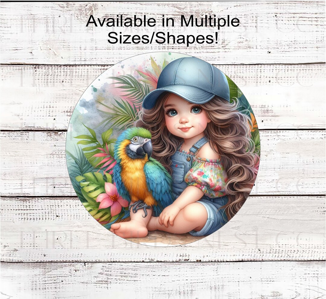 Blue and Gold Macaw Sign Childrens Sign Tropical Decor Bird Lover - Etsy