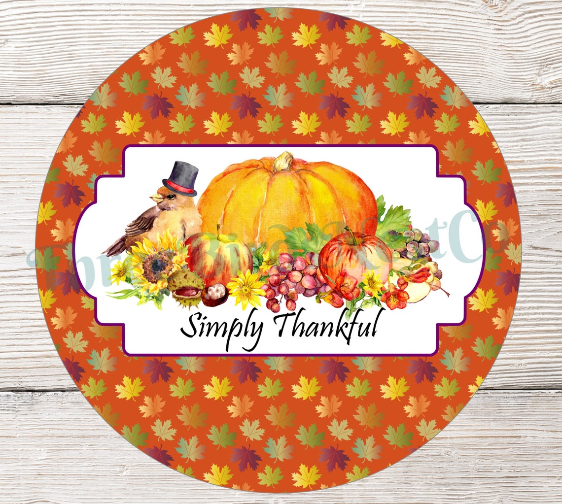 Thankful Sign Autumn Blessings Fall Welcome Sign - Etsy