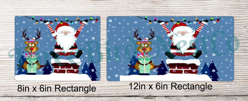 Christmas Wreath Signs Santa Wreath Sign Rudolph Sign | Etsy