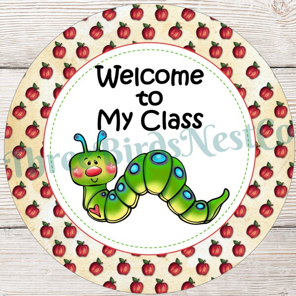 Caterpillar Classroom Sign - Etsy