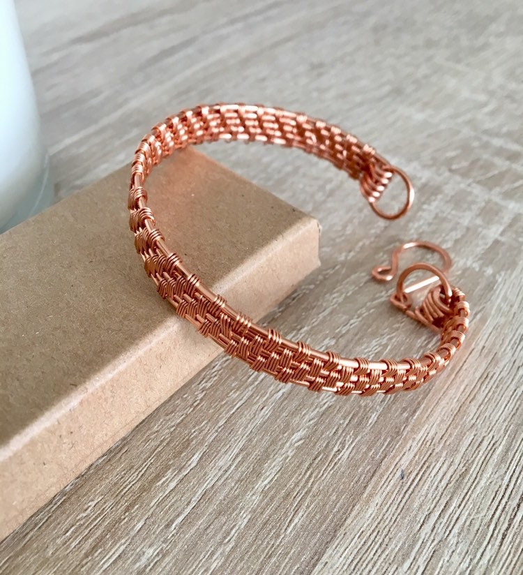 Copper Bracelet for Men Anniversary Gift for Men Wire - Etsy UK