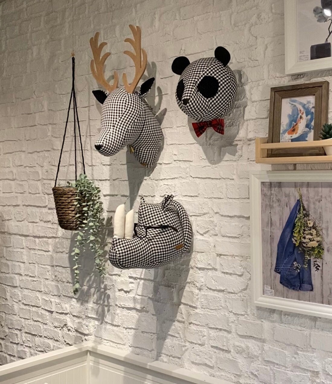 Animal Heads Wall Decor Home Decor Home Gift Ideas Stuffed Animals ...