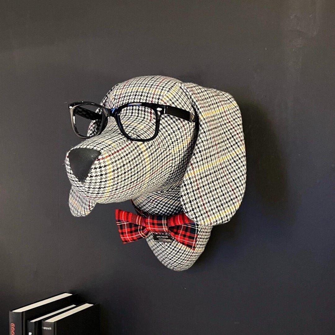 Dog Head, Wall Decor, Home Decor, Animal Head, Dog Figure, Home Gift ...