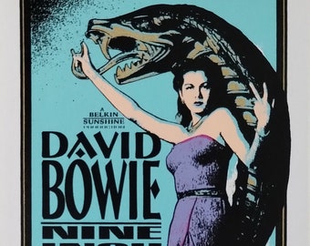 Nine Inch Nails David Bowie Poster - Etsy
