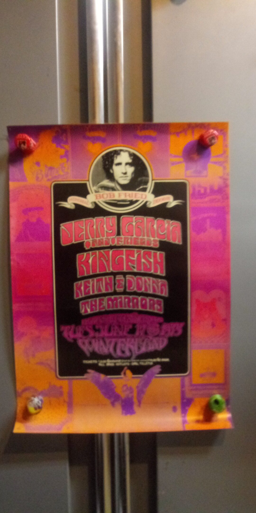 Poster Bob Fried Memorial Boogie Jerry Garcia Retina Circus Tuten Bill ...
